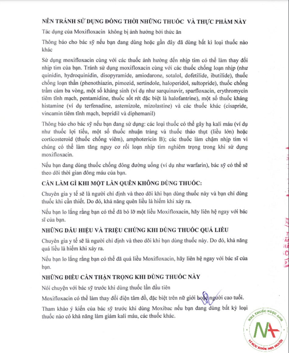 Thuốc Moxibac 400 IV Infusion mua ở đâu, giá bao nhiêu?