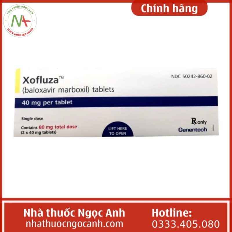 Thuốc Xofluza 40mg là thuốc gì, có tác dụng gì, giá bao nhiêu, mua ở đâu?