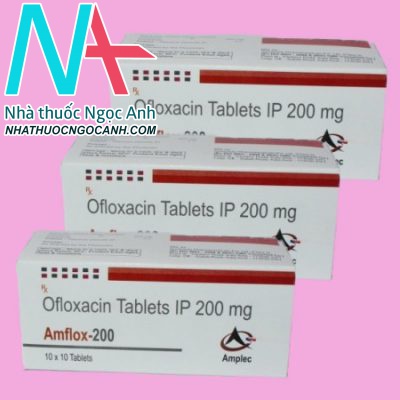 Thuốc Amflox: Công dụng, liều dùng, lưu ý tác dụng phụ, giá bán