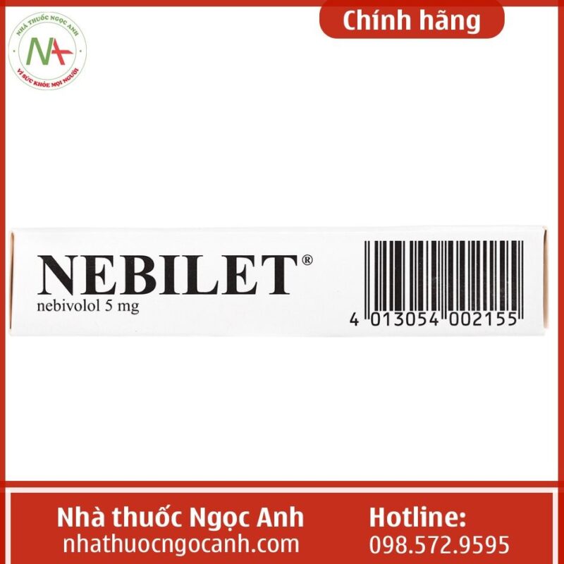 Thuốc Nebilet 5 mg Menarini là thuốc gì, giá bao nhiêu, mua ở đâu