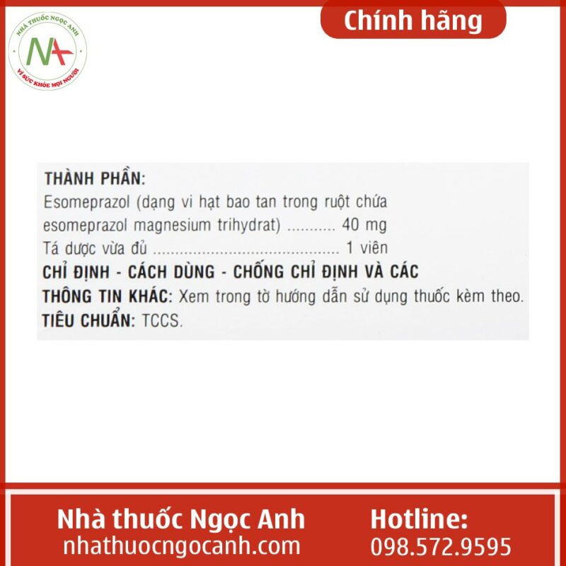 Thuốc Haxium 40 DHG là thuốc gì, tác dụng gì, giá bao nhiêu, mua ở đâu