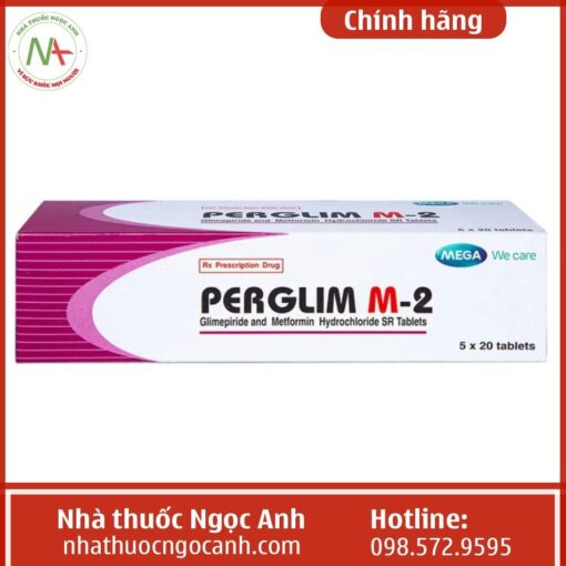 Thuốc Perglim M-2: tác dụng,liều dùng, lưu ý tác dụng phụ, giá bán