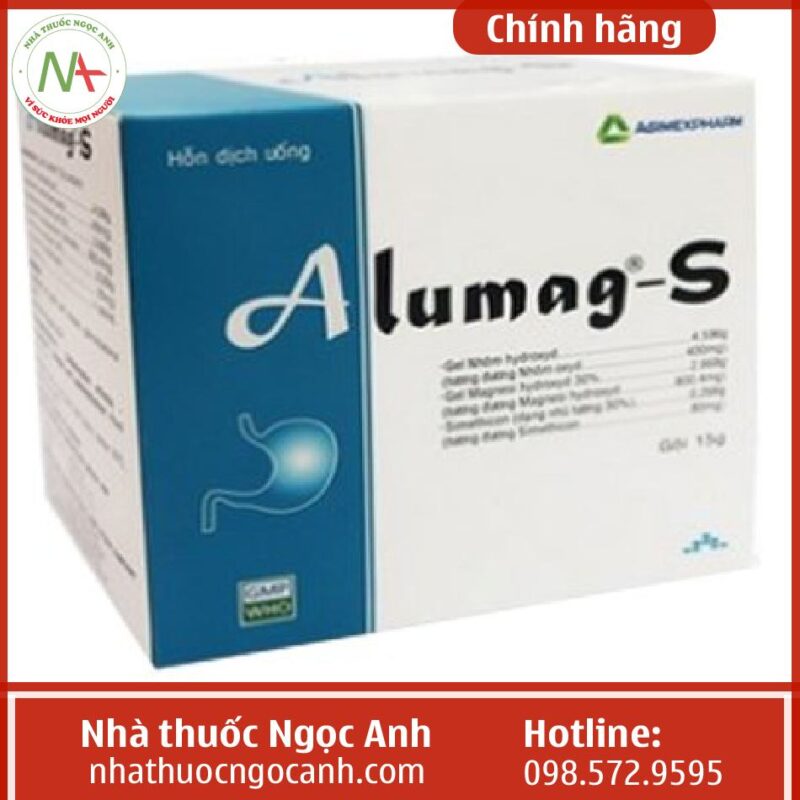 Thuốc Alumag-S 15g uống như thế nào, giá bao nhiêu, mua ở đâu?
