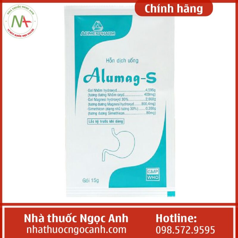 Thuốc Alumag-S 15g uống như thế nào, giá bao nhiêu, mua ở đâu?