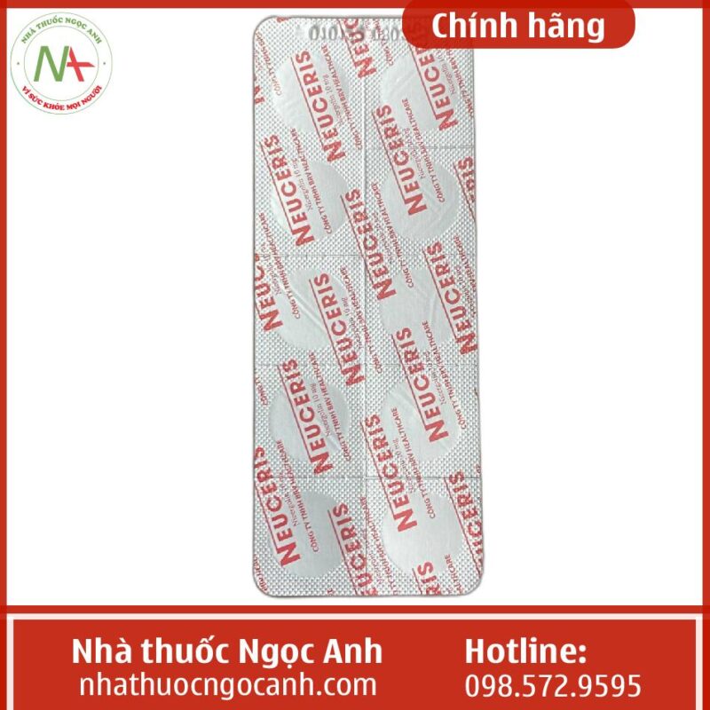 Thuốc Neuceris 10mg là thuốc gì, có tác dụng gì, mua ở đâu, giá bao nhiêu?