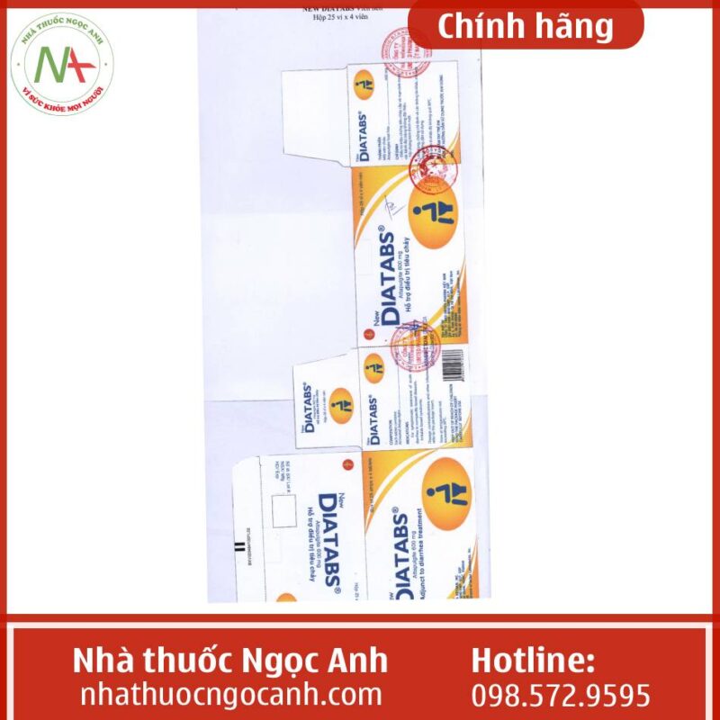 Thuốc New Diatabs UIP là thuốc gì, cách dùng, giá bao nhiêu, mua ở đâu