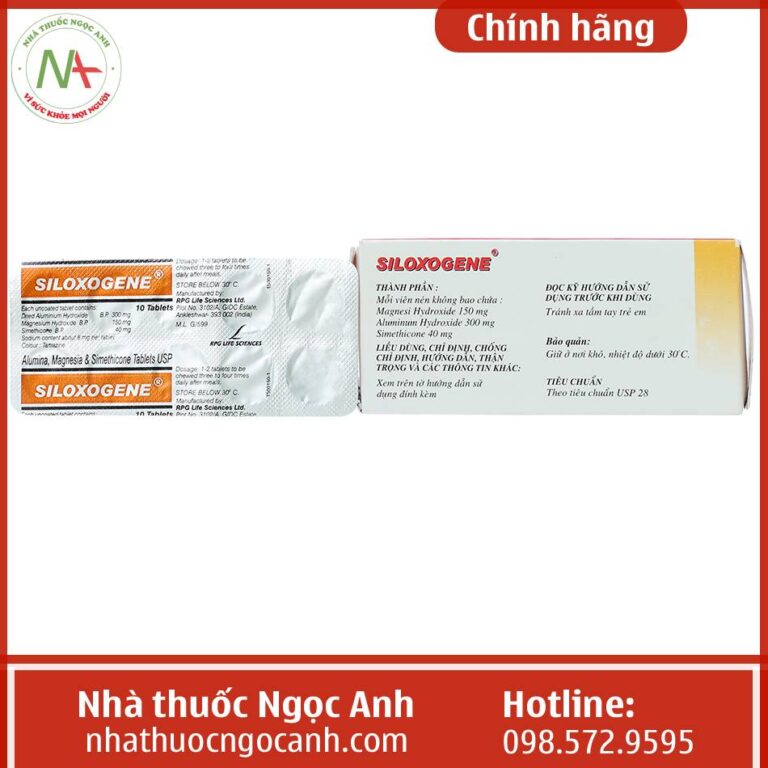 Thuốc Siloxogene viên nén nhai là thuốc gì, giá bao nhiêu, mua ở đâu