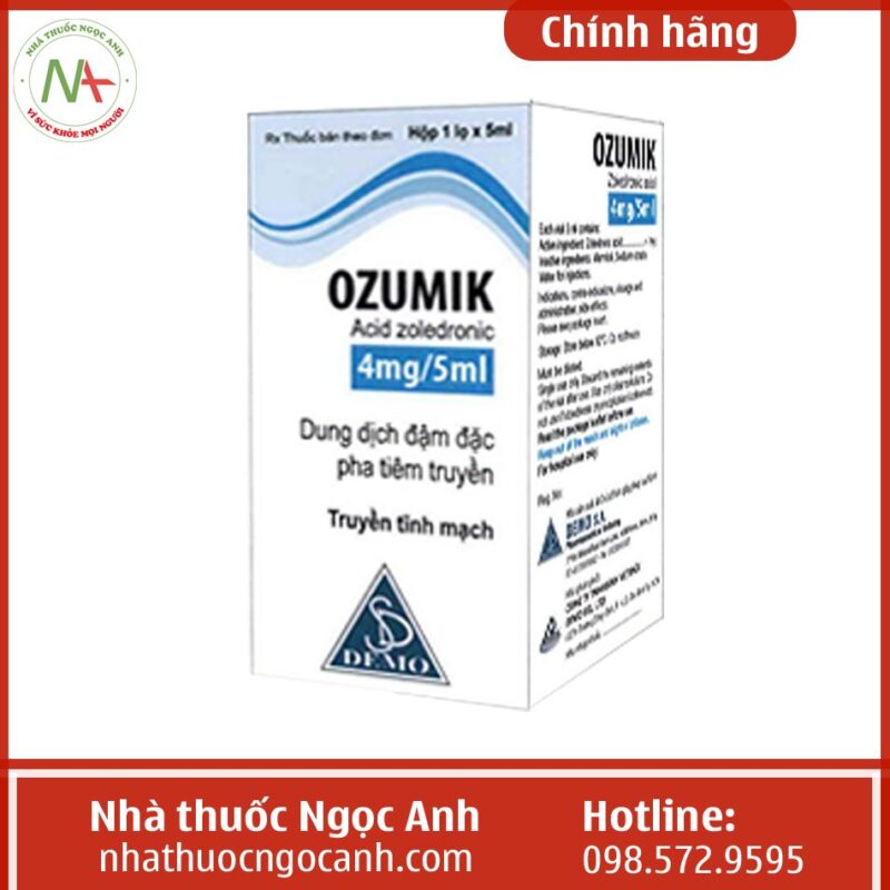 Thuốc Acid Zoledronic là thuốc gì? Cơ chế như thế nào? Cách dùng hiệu quả
