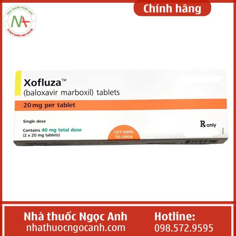 Thuốc Xofluza 20mg là thuốc gì, có tác dụng gì, giá bao nhiêu, mua ở đâu