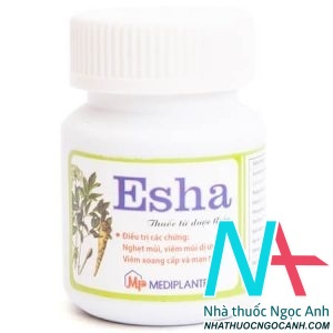 Thuốc Esha: Công dụng, liều dùng, lưu ý tác dụng phụ, giá bán