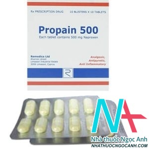 Thuốc Propain 500: Công dụng, liều dùng, lưu ý tác dụng phụ, giá bán