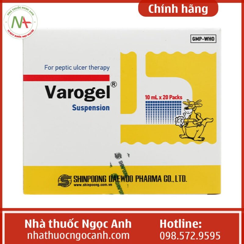 Thuốc Varogel 10ml uống trước hay sau ăn, giá bao nhiêu, mua ở đâu