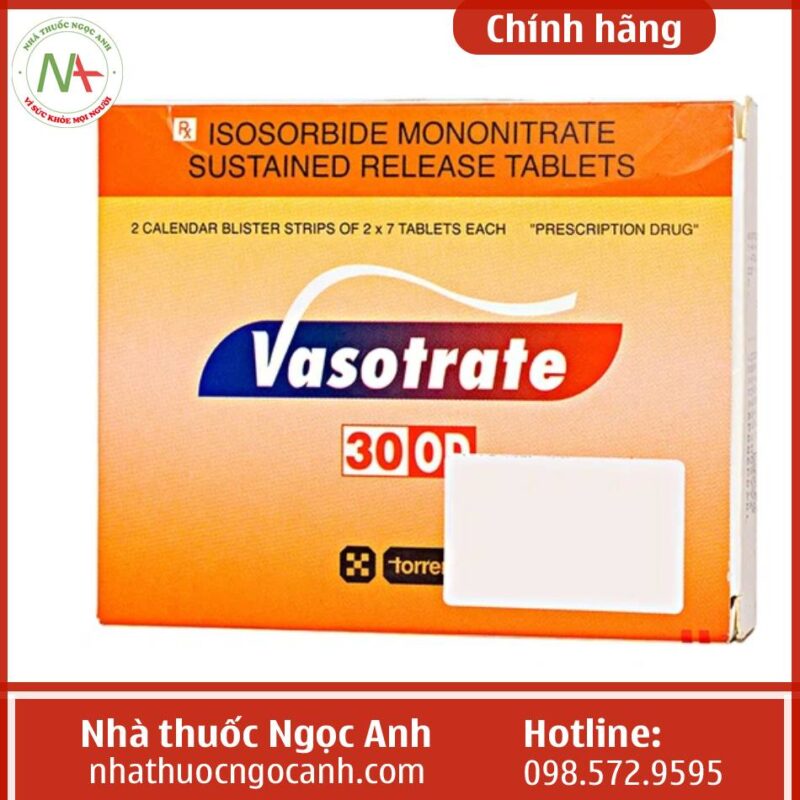 Thuốc Vasotrate 30 OD tác dụng phụ gì, giá bao nhiêu, mua ở đâu
