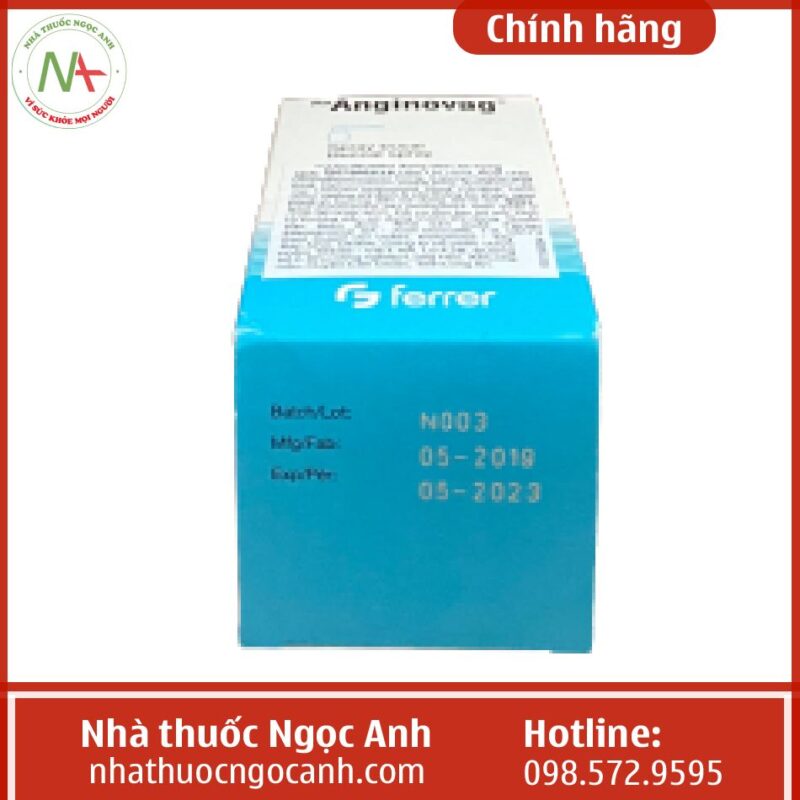Thuốc Anginovag: Công dụng, liều dùng, lưu ý tác dụng phụ