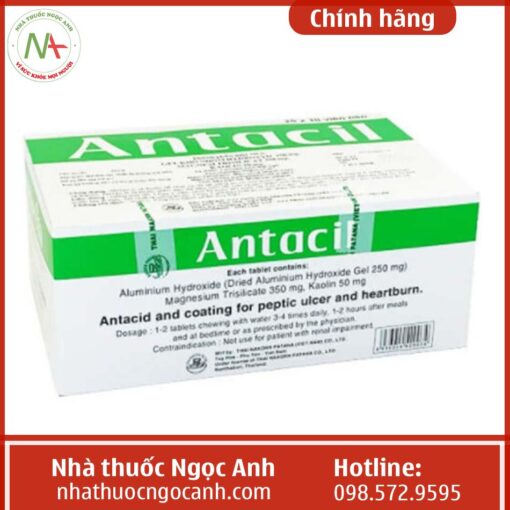 Thuốc Antacil có dùng được cho bà bầu không, giá bao nhiêu, mua ở đâu