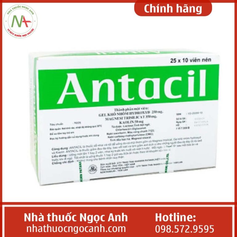 Thuốc Antacil có dùng được cho bà bầu không, giá bao nhiêu, mua ở đâu
