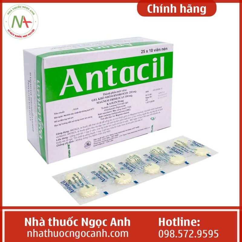 Thuốc Antacil có dùng được cho bà bầu không, giá bao nhiêu, mua ở đâu
