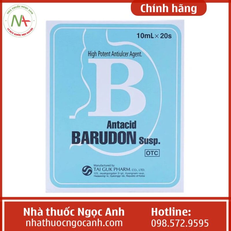 Thuốc B Antacid Barudon Susp. uống lúc nào, giá bao nhiêu, mua ở đâu