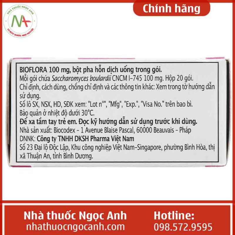 Thuốc Bioflora 100mg uống trước hay sau ăn, giá bao nhiêu, mua ở đâu