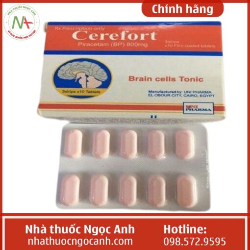 Thuốc Cerefort 800mg là thuốc gì, tác dụng gì, giá bao nhiêu, mua ở đâu