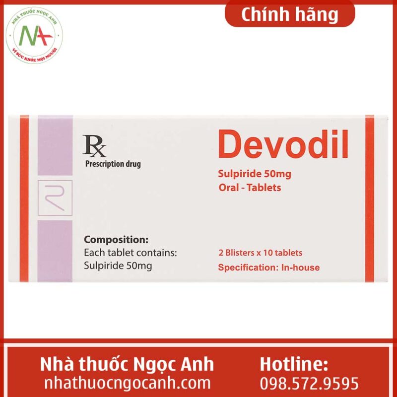 Thuốc Devodil 50mg là thuốc gì? giá bao nhiêu? mua ở đâu Hà Nội