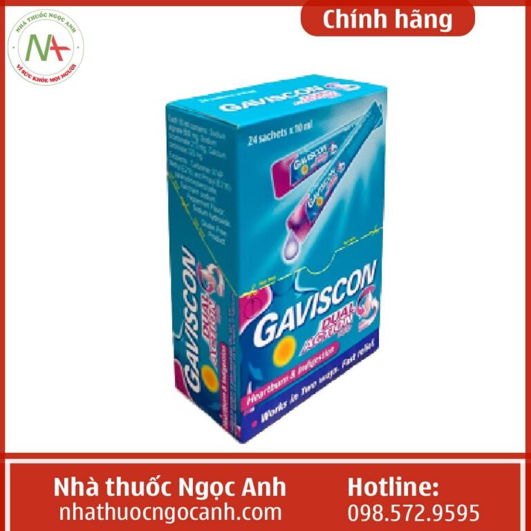 Thuốc Gaviscon Dual Action uống trước hay sau ăn, giá bao nhiêu, mua ở đâu