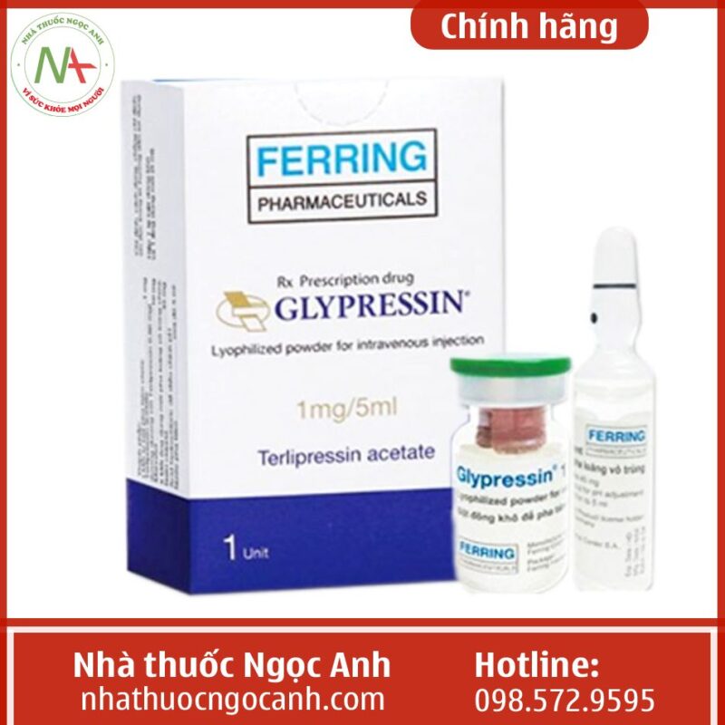 Thuốc Glypressin 1mg/5ml cơ chế, liều dùng, giá bao nhiêu, mua ở đâu