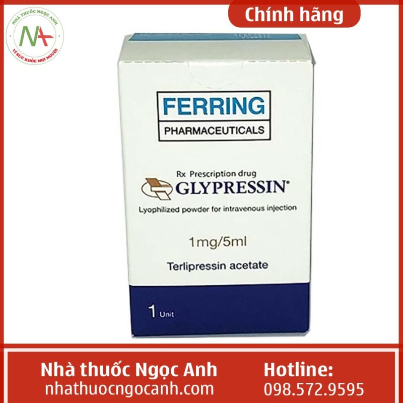 Thuốc Glypressin 1mg/5ml cơ chế, liều dùng, giá bao nhiêu, mua ở đâu