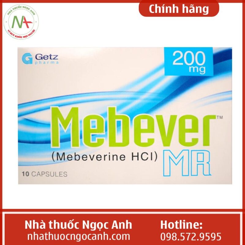 Thuốc Mebever MR 200mg Capsules: mua ở đâu, giá bao nhiêu?