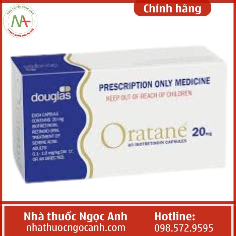Thuốc Oratane 20mg là thuốc gì, tác dụng gì, giá bao nhiêu, mua ở đâu?