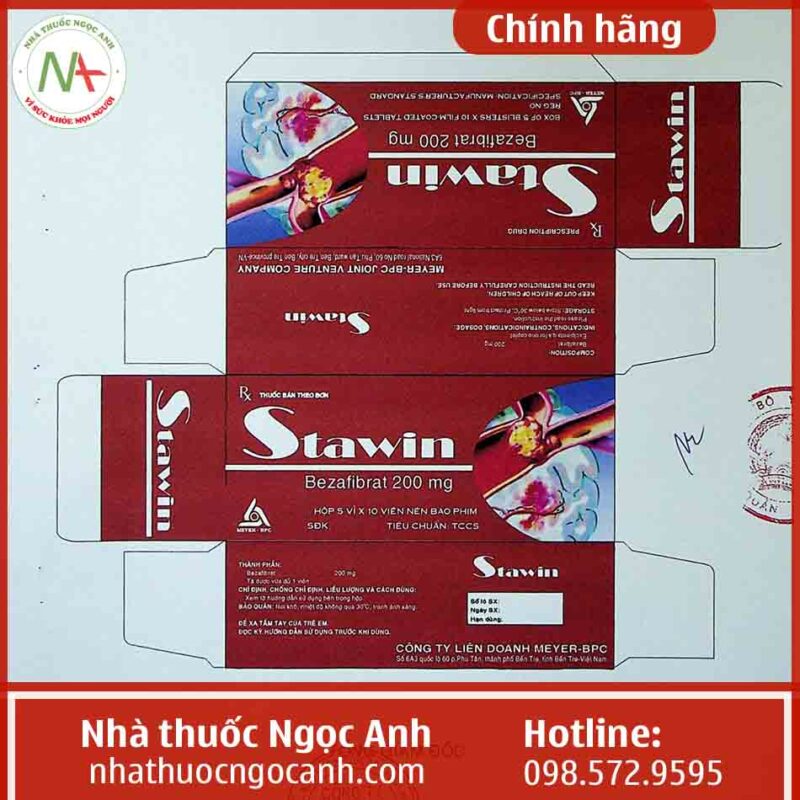 Thuốc Stawin là thuốc gì, có tác dụng gì, giá bao nhiêu, mua ở đâu