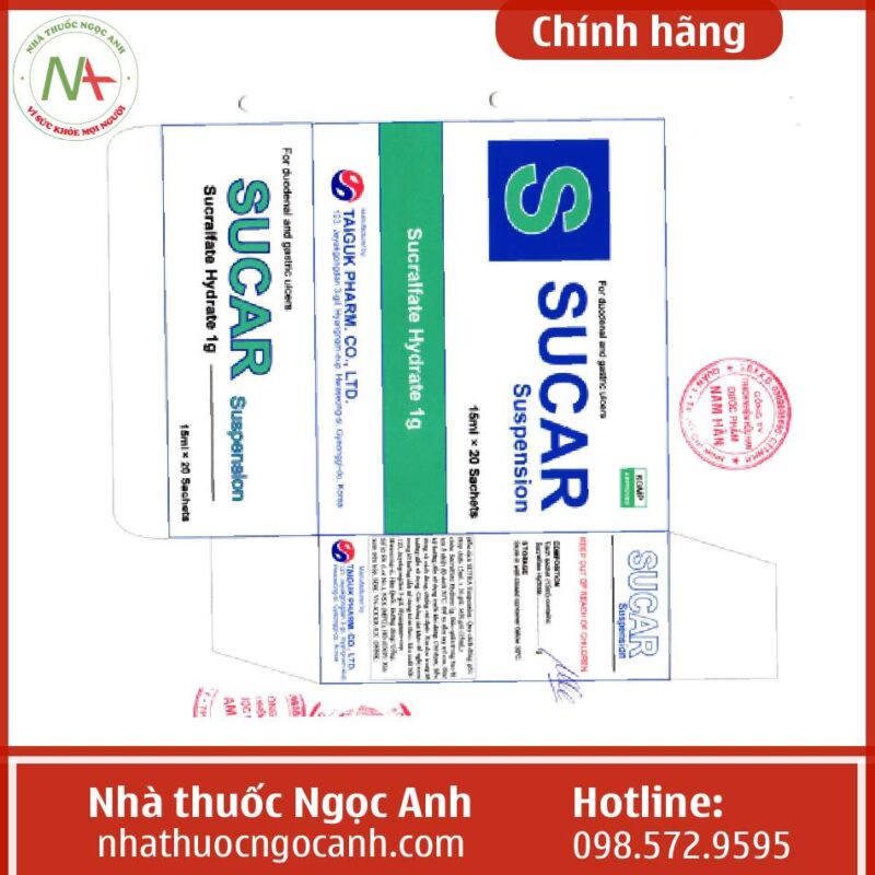 Thuốc Sucar Suspension có tác dụng gì, mua ở đâu, giá bao nhiêu?
