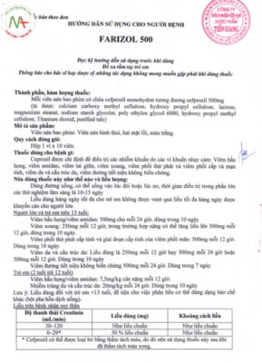 Thuốc Farizol 500 Kwality Pharmaceutical mua ở đâu, giá bao nhiêu?