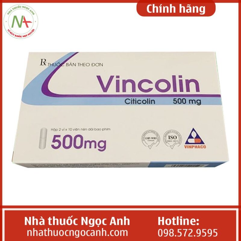 Thuốc Vincolin 500mg (Viên nén bao phim) mua ở đâu, giá bao nhiêu?