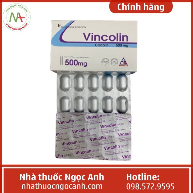 Thuốc Vincolin 500mg (Viên nén bao phim) mua ở đâu, giá bao nhiêu?