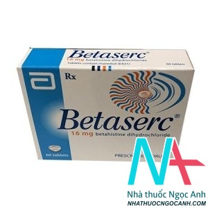 Thuốc Betaserc 16mg: Công dụng, liều dùng, lưu ý tác dụng phụ, giá bán