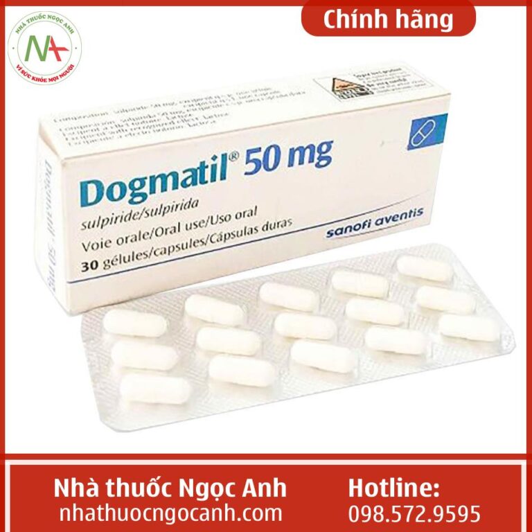 Thuốc Dogmatil 50mg là thuốc gì, uống lúc nào, giá bao nhiêu, mua ở đâu