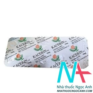 Thuốc Kacerin: Công dụng, liều dùng, lưu ý tác dụng phụ, giá bán