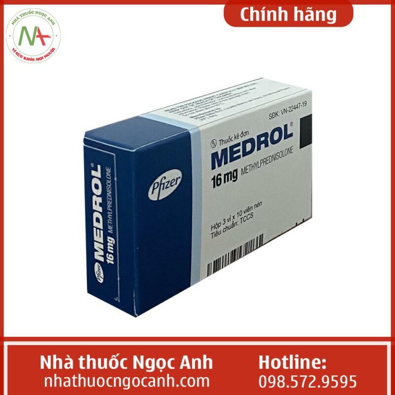 Thuốc Medrol 16mg là thuốc gì, liều dùng, giá bao nhiêu, mua ở đâu