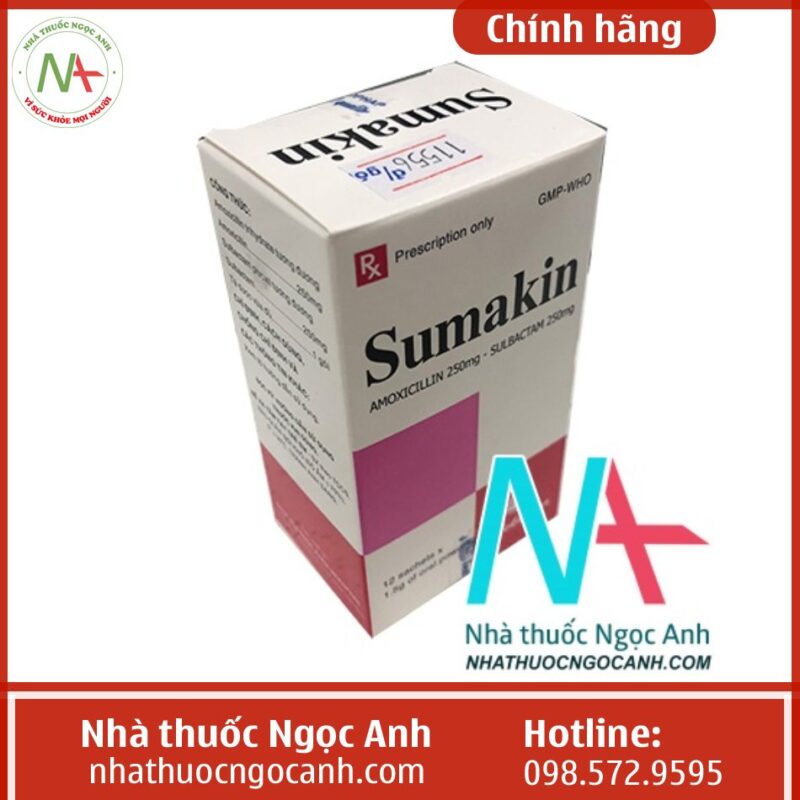 Thuốc Sumakin 250mg/250mg: Công dụng, giá bán, mua ở đâu
