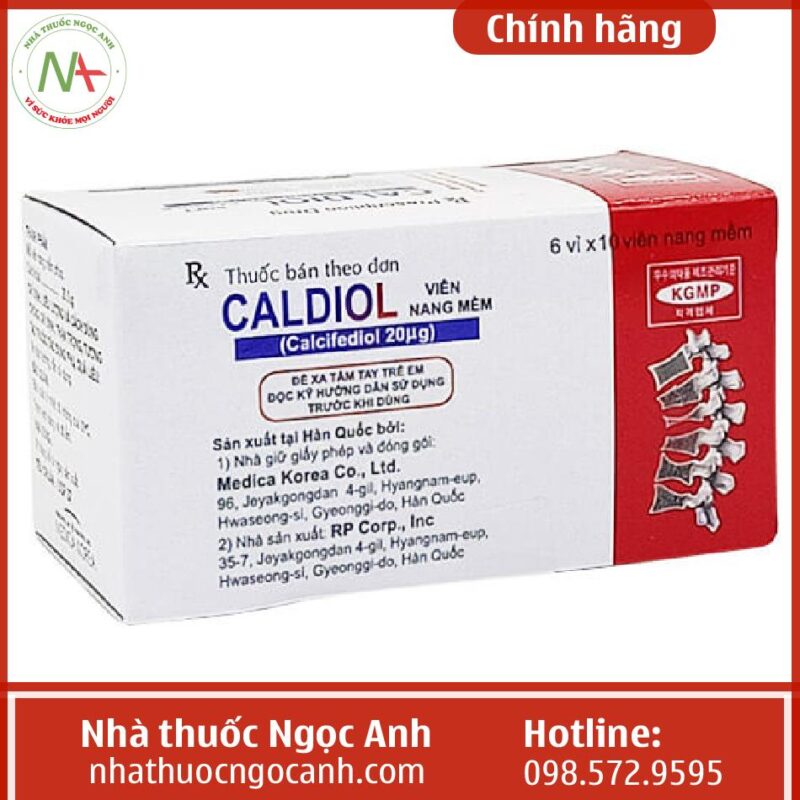 Thuốc Caldiol Soft capsule có tác dụng gì, giá bao nhiêu, mua ở đâu