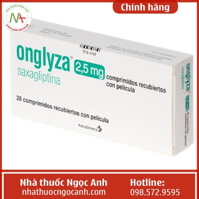 Thuốc Onglyza 2,5mg có tác dụng gì, giá bao nhiêu, mua ở đâu?