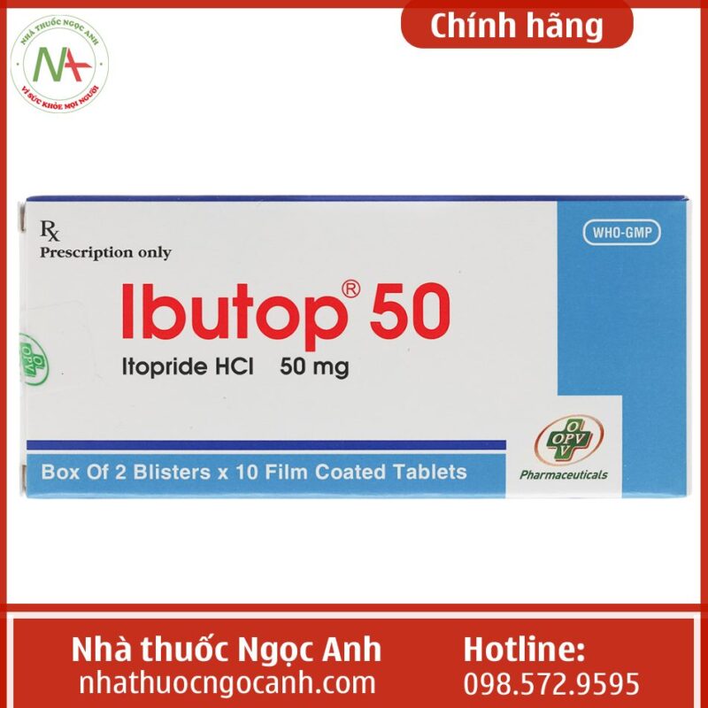 Thuốc Ibutop 50 mg là thuốc gì, tác dụng gì, giá bao nhiêu, mua ở đâu