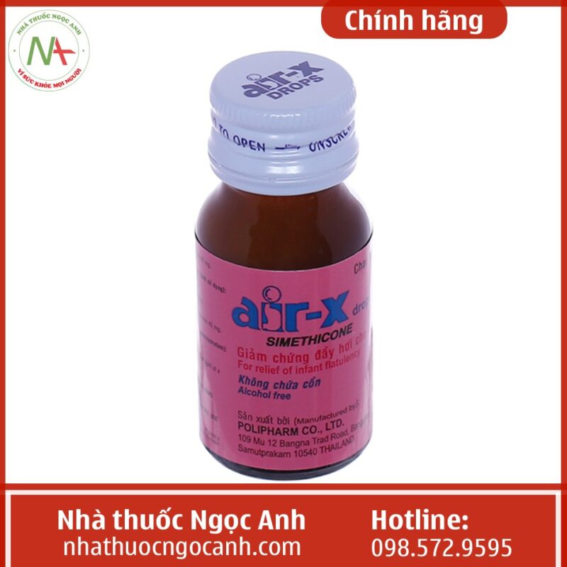Thuốc Air-X drops 15ml cho trẻ sơ sinh giá bao nhiêu, mua ở đâu?