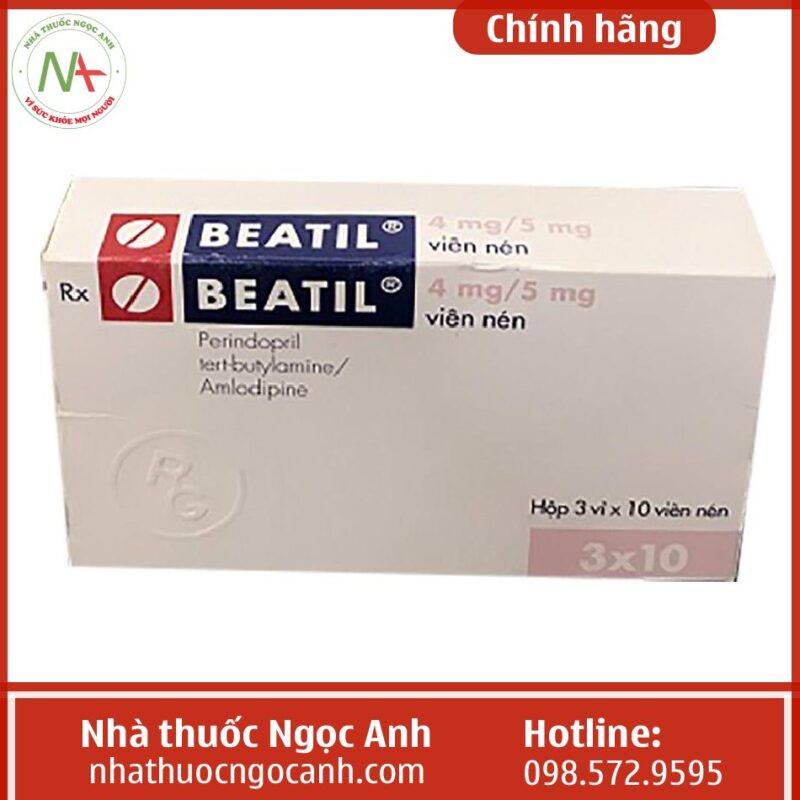 Thuốc Beatil 4mg/5mg là thuốc gì, tác dụng phụ, giá bao nhiêu, mua ở đâu?