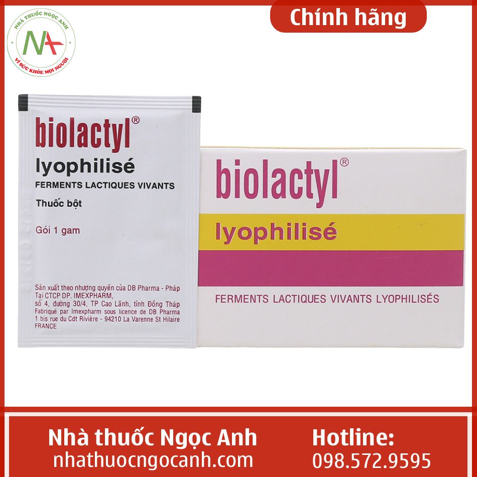 Thuốc Biolactyl gói là thuốc gì, tác dụng gì, giá bao nhiêu, mua ở đâu?