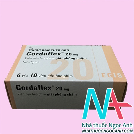 Thuốc Cordaflex 20 mg: Công dụng, liều dùng, lưu ý tác dụng phụ, giá bán