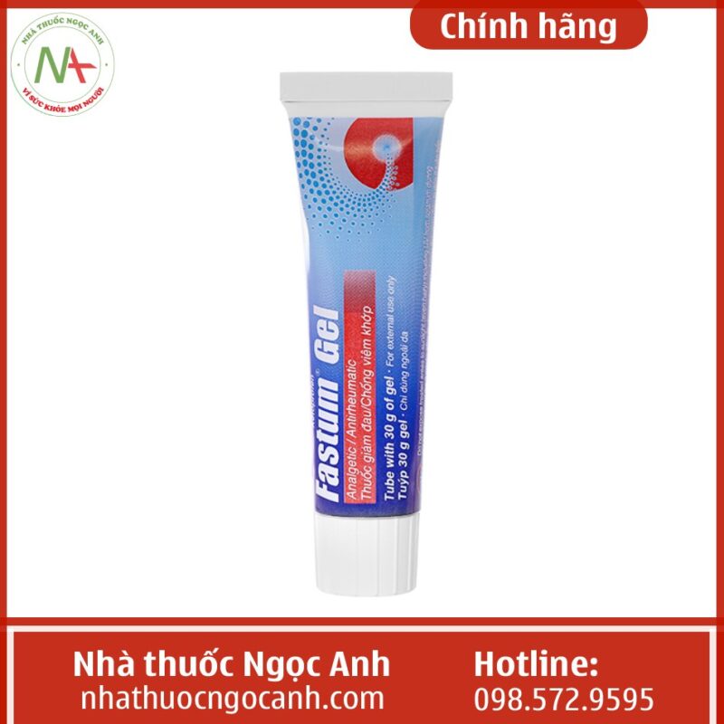 Thuốc Fastum Gel 30g là thuốc gì, của nước nào, giá bao nhiêu, mua ở đâu?