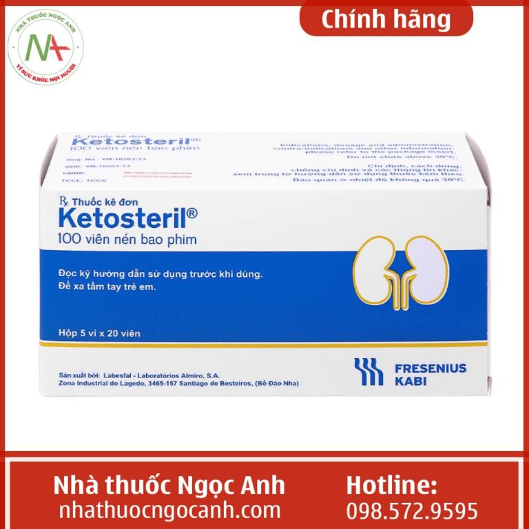 Thuốc Ketosteril tablets 600mg là thuốc gì, giá bao nhiêu, mua ở đâu