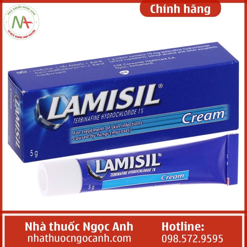 Thuốc Lamisil Cream 5g có tác dụng gì, giá bao nhiêu, mua ở đâu?